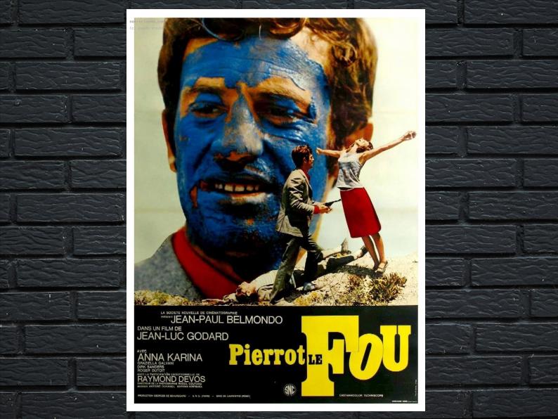 -Crazy Pierrot, Pierrot Le Fou (1965)-The Original Movie - ClassicsOnPoint.com