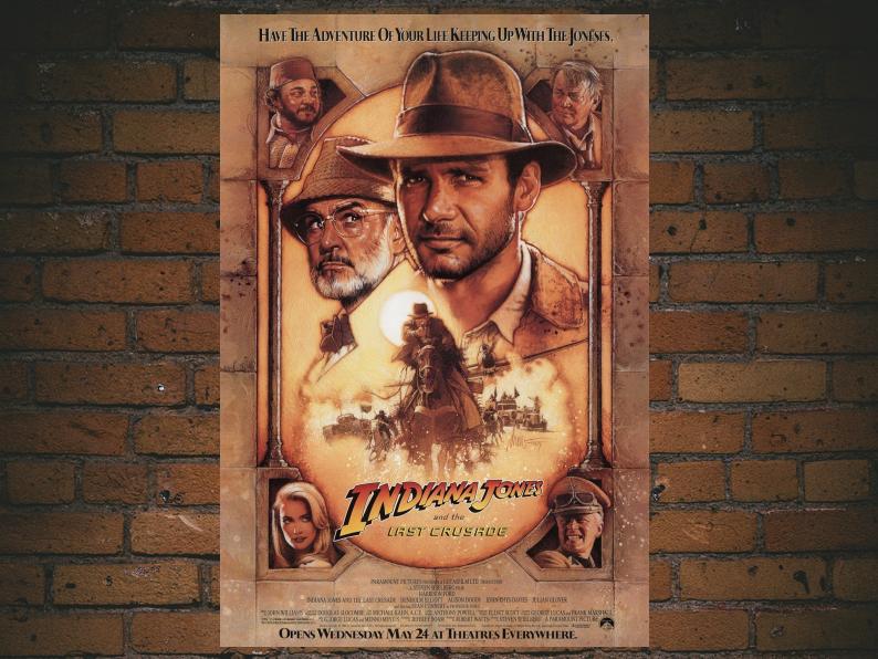 -Indiana Jones 3, Indiana Jones And The Last Crusade (1989)-The ...