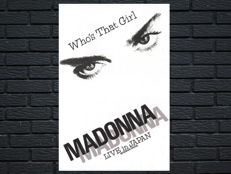 -Madonna: Who's That Girl - Live in Japan (1987)-The Original Movie ...